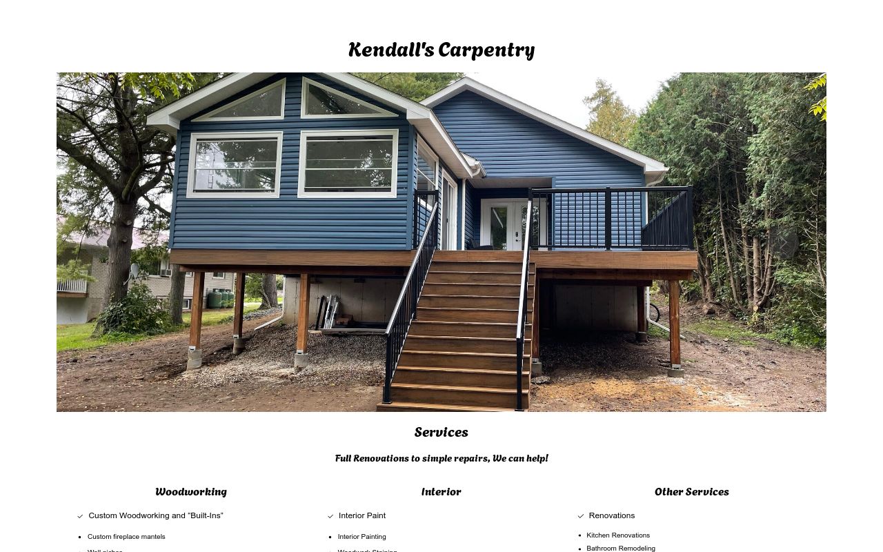Kendall's Carpentry